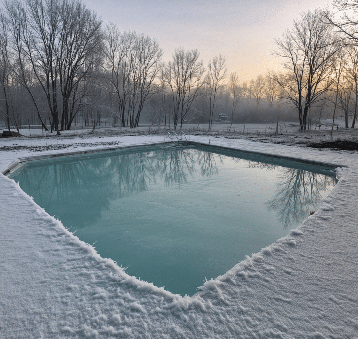 Frozen Swimming Pool — How to Fix It and Avoid It - Carlton Pools