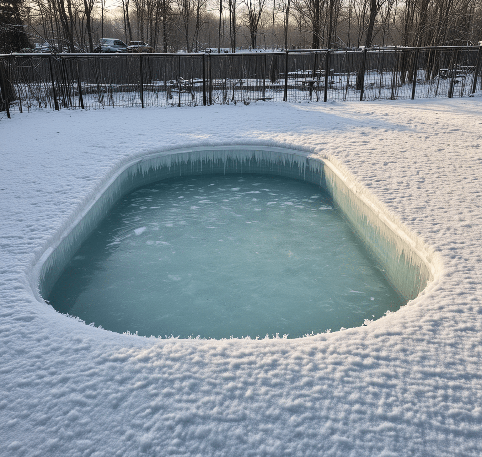 Frozen Swimming Pool — How to Fix It and Avoid It - Carlton Pools